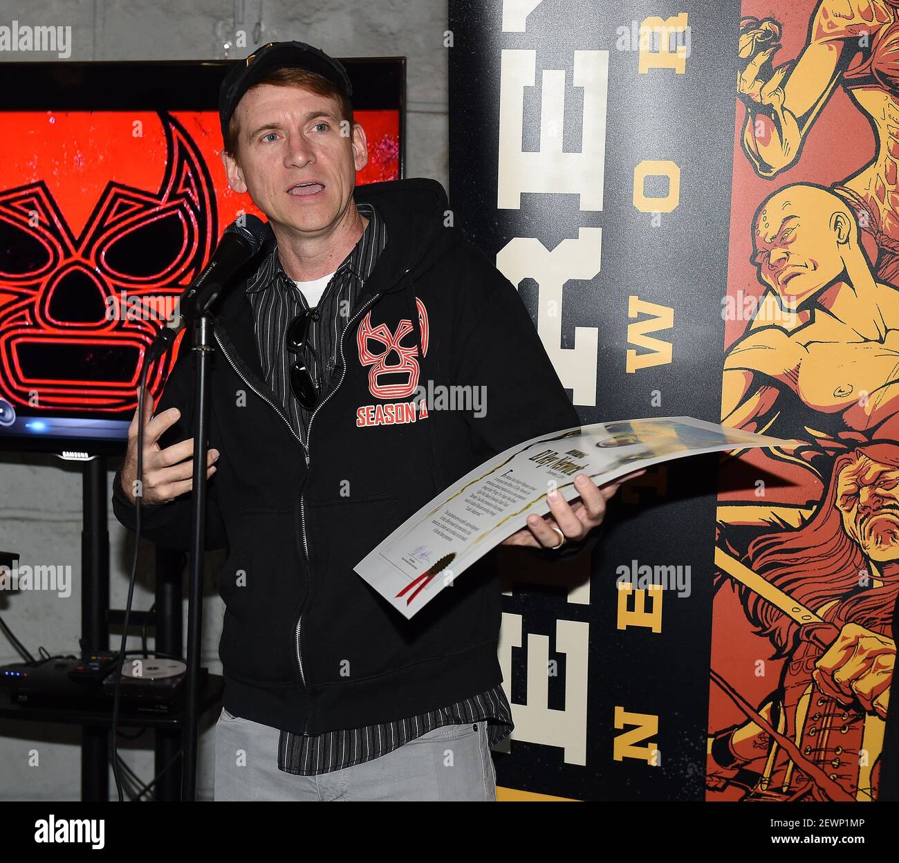 BURBANK, CA - DECEMBER 3: El Rey Network President Daniel Tibbets at ...