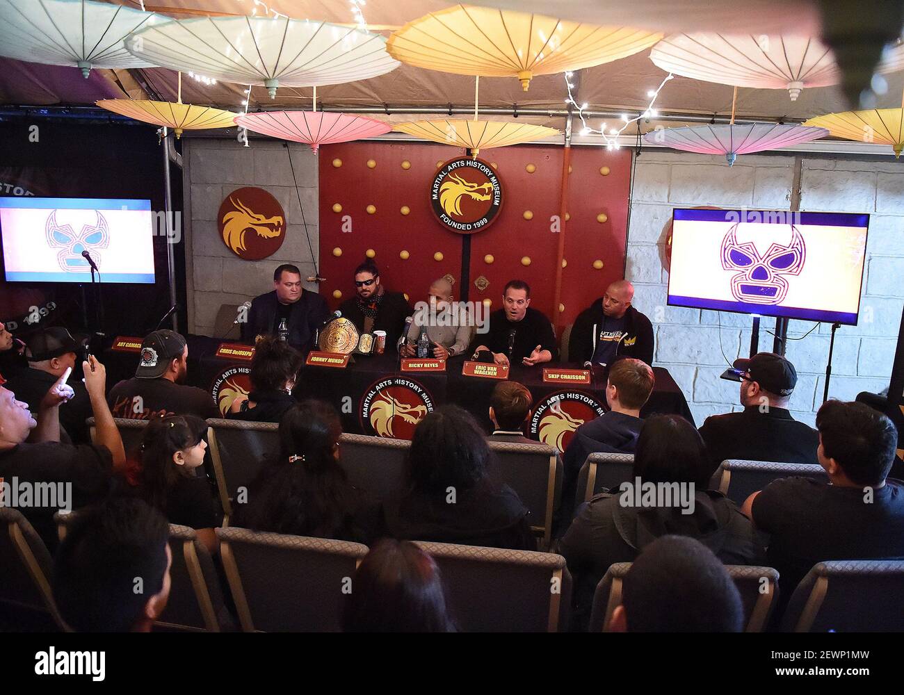 BURBANK, CA - DECEMBER 3: (L-R) Head Writer Chris DeJoseph, actors ...