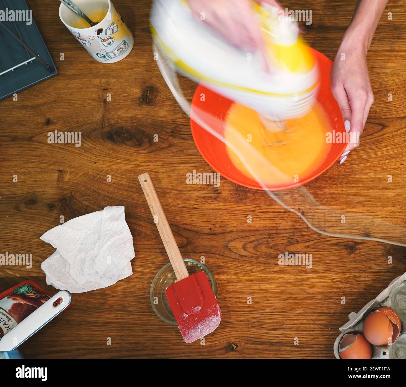 Mixing butter hi-res stock photography and images - Alamy