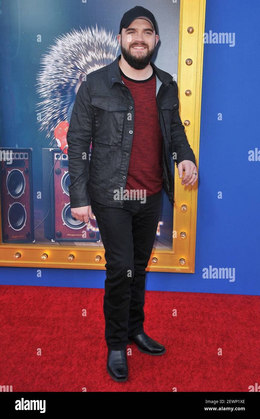 Josh Gallagher arrives at Universal Pictures' "Sing" Premiere held at ...