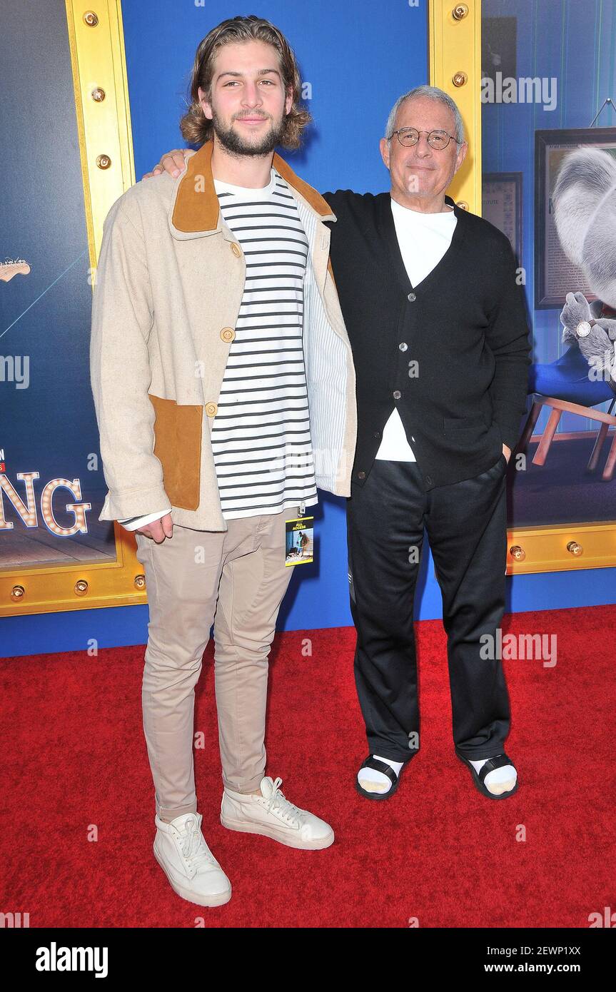 (L-R) Eli Meyer and Ron Meyer arrives at Universal Pictures' "Sing ...