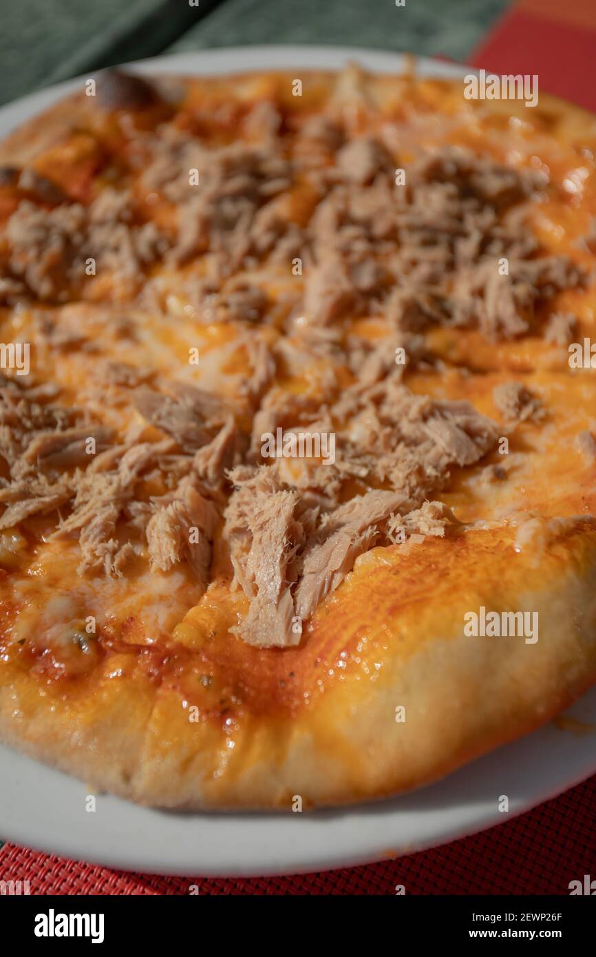 Tuna Cheese Pizza High Resolution Stock Photography and Images - Alamy