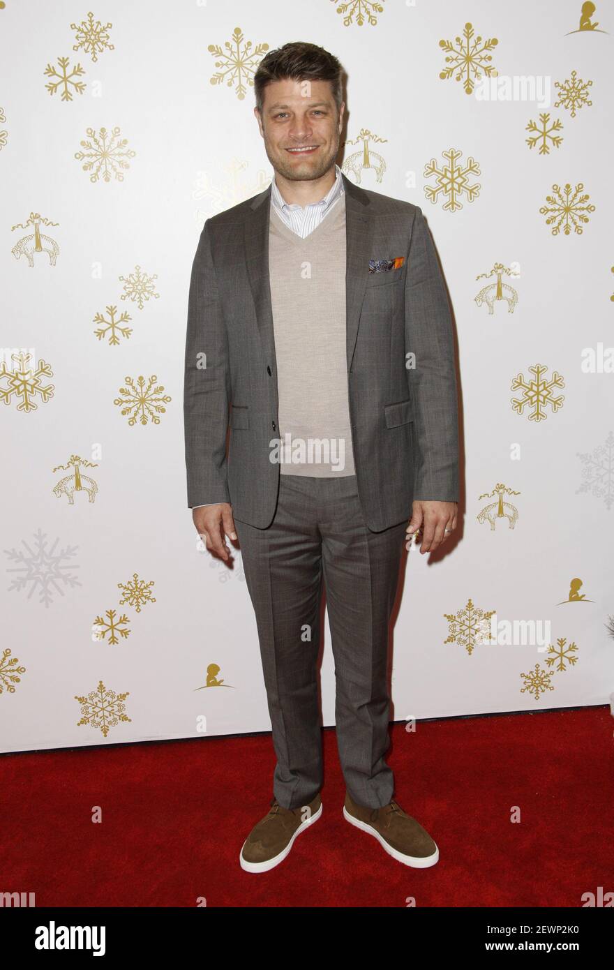 Actor Jay Ferguson arrives at the Brooks Brothers Annual Holiday Party ...