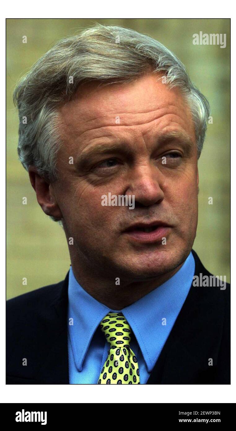 David Davies July 2001 leaves Westminster today after first votes in ...