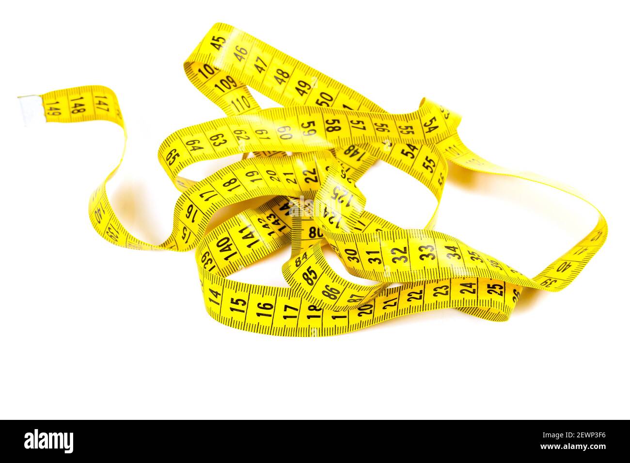 meter measure on a white background Stock Photo - Alamy