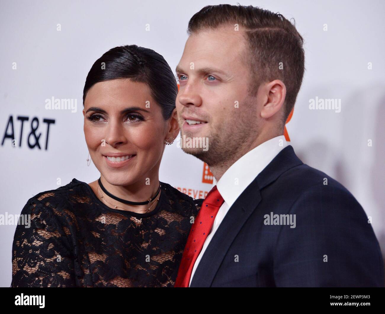 (L-R) Jamie-Lynn Sigler and Cutter Dykstra arrives at The Trevor ...