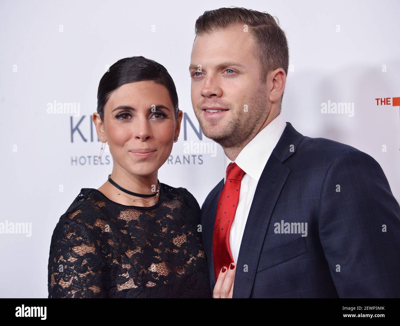 (L-R) Jamie-Lynn Sigler and Cutter Dykstra arrives at The Trevor ...