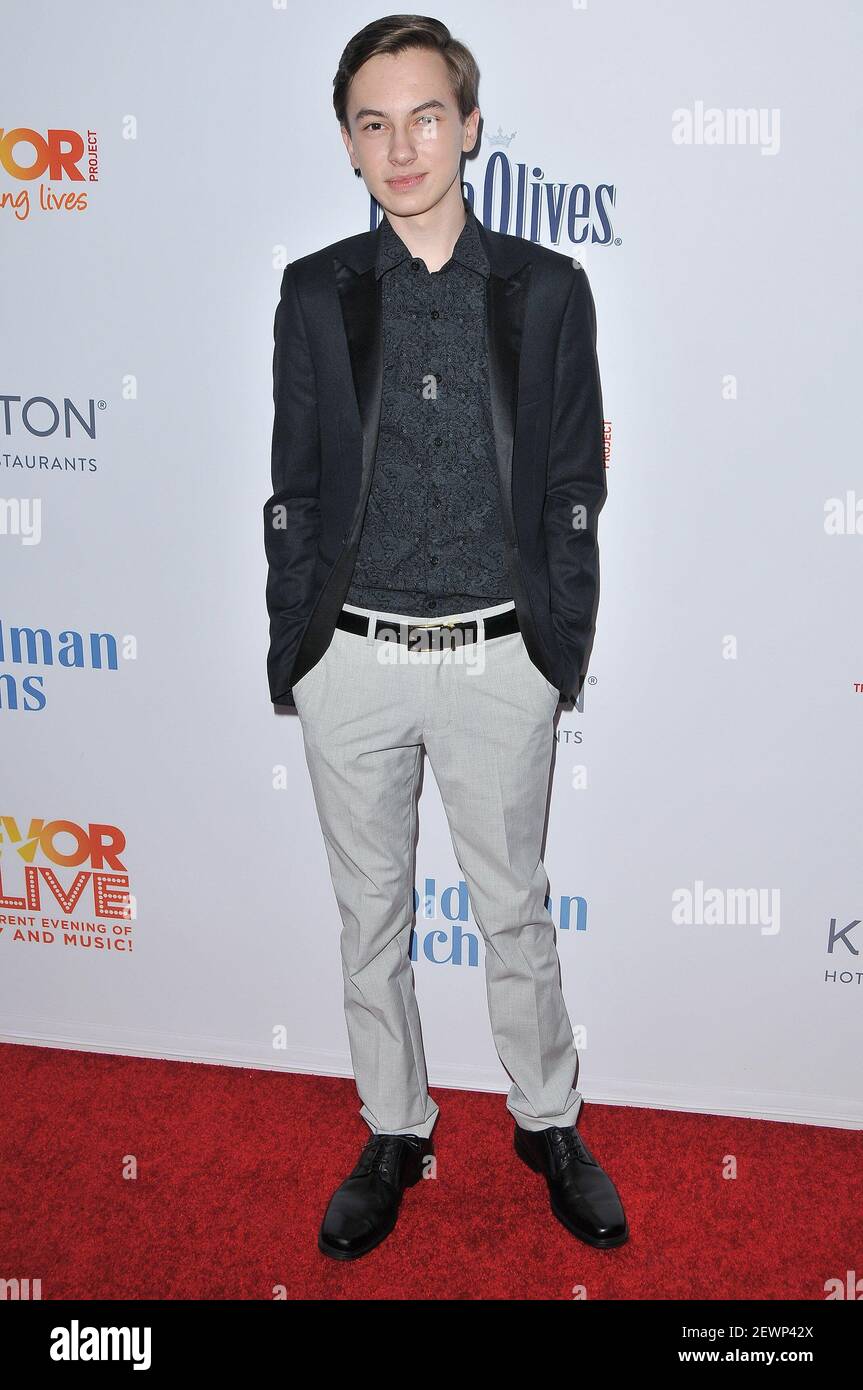 Hayden Byerly arrives at The Trevor Project's 2016 TrevorLIVE LA held ...