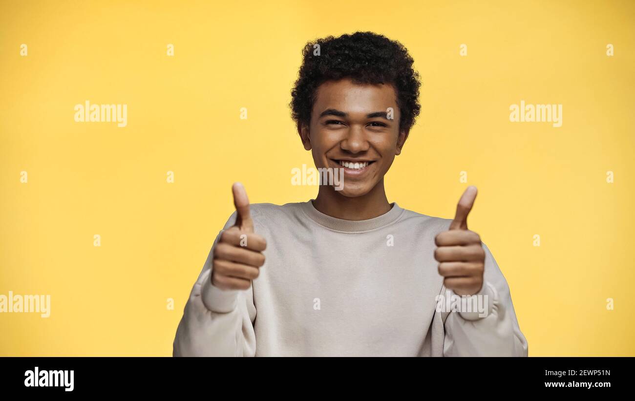 African american boy teenager happy hi-res stock photography and images ...