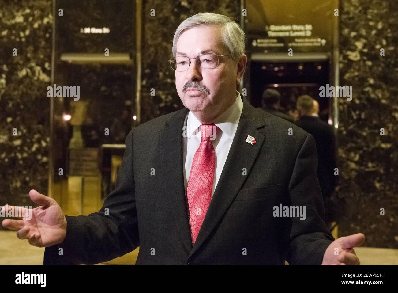 Following his meeting with President-elect Donald Trump, Terry Branstad ...