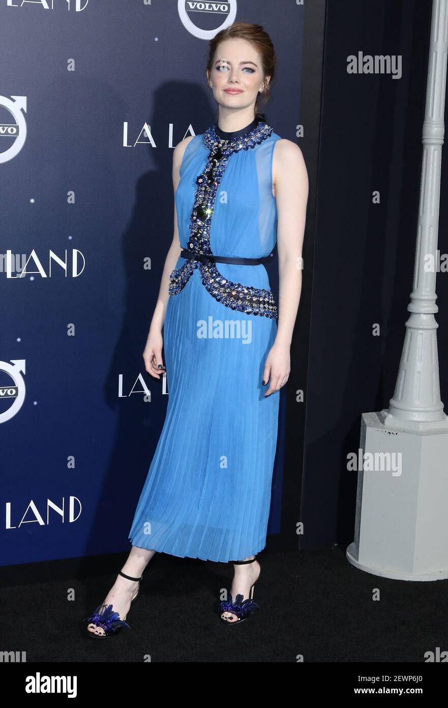 Emma Stone at Premiere Of Lionsgate's "La La Land" held at Mann Village ...