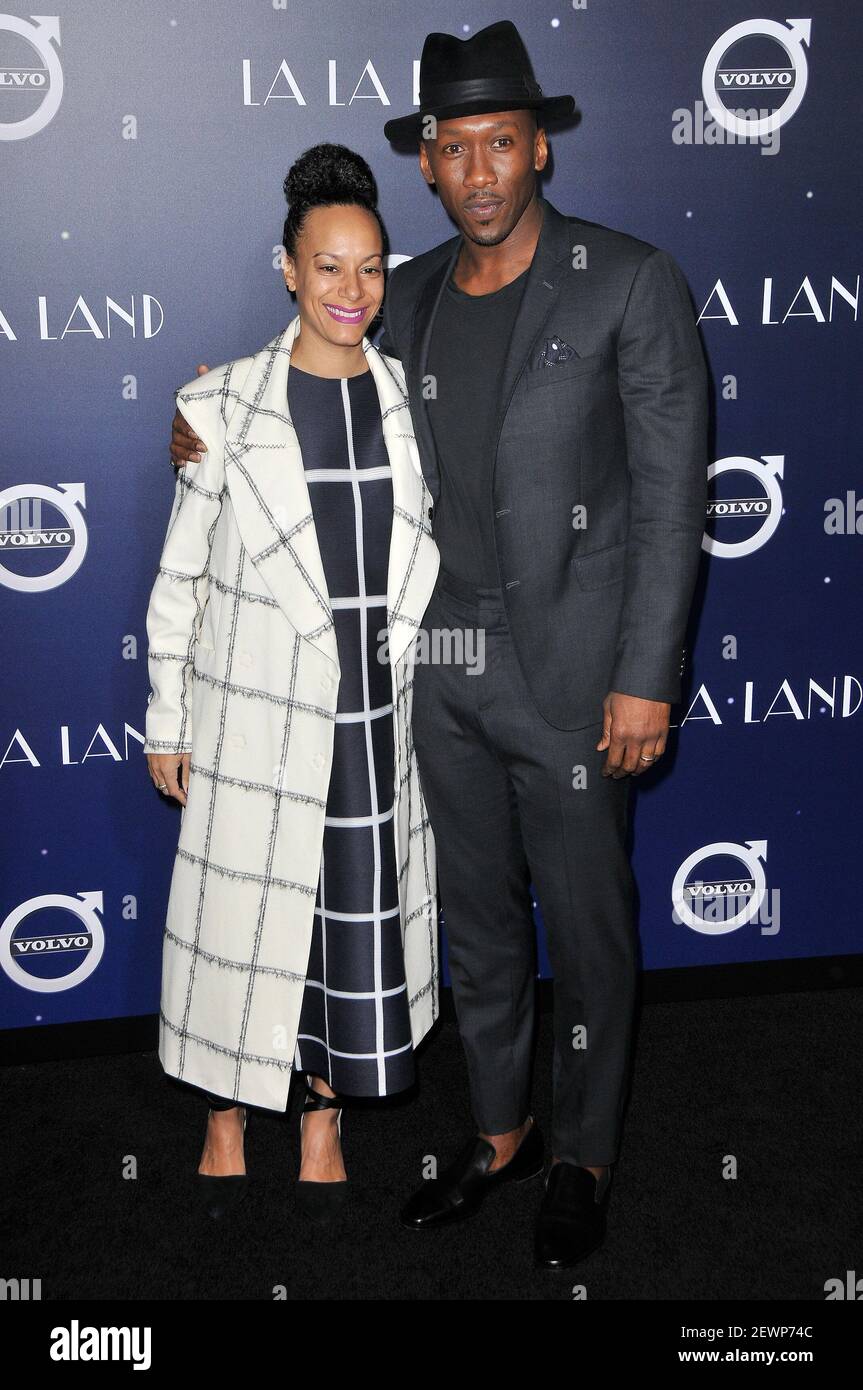 (L-R) Amatus Ali and Mahershala Ali arrives at the "La La Land" Los ...