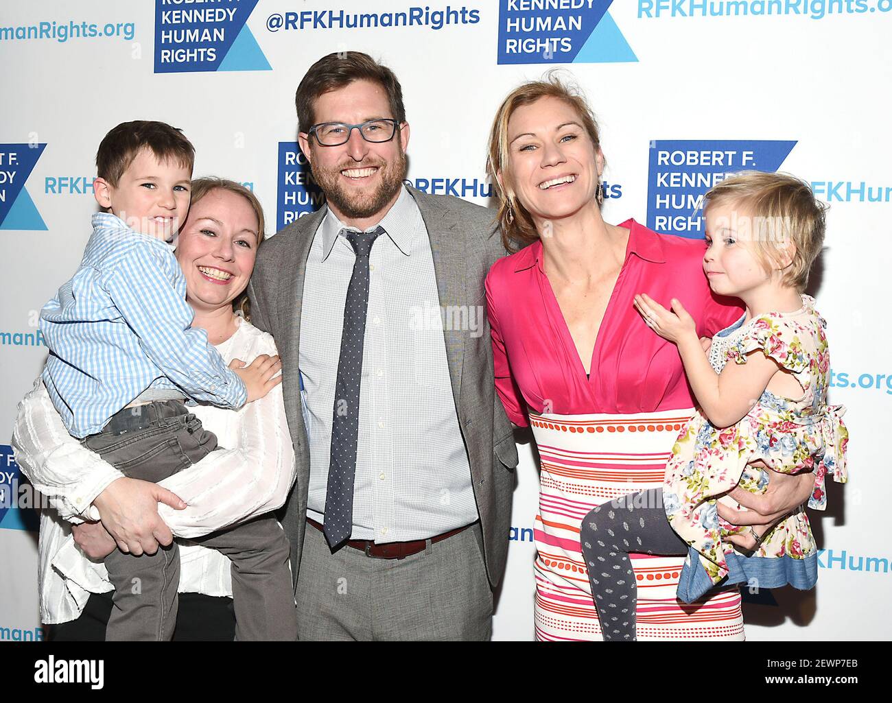 The McKeans attend the RFK Ripple of Hope Awards at the New York Hilton ...
