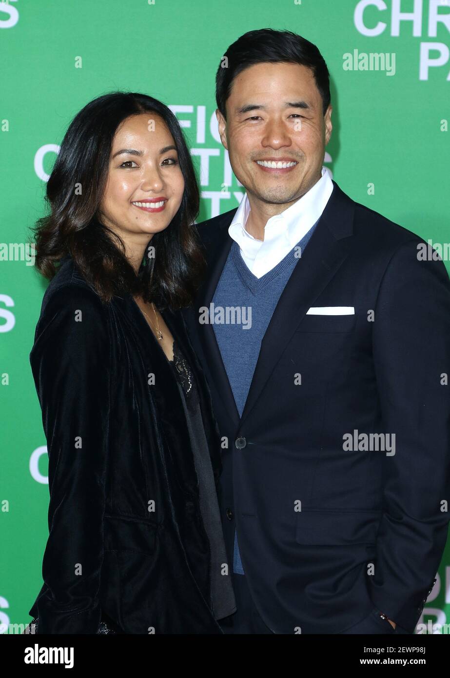 Randall Park and Jae Suh Park at The Paramount Pictures Premiere of 'Office Christmas Party ...