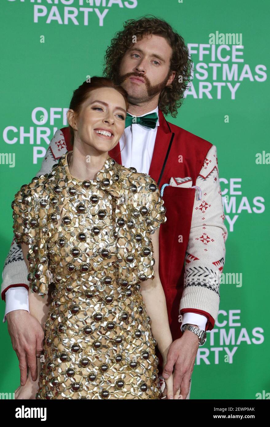 T. J. Miller and Kate Gorney at The Paramount Pictures Premiere of ...