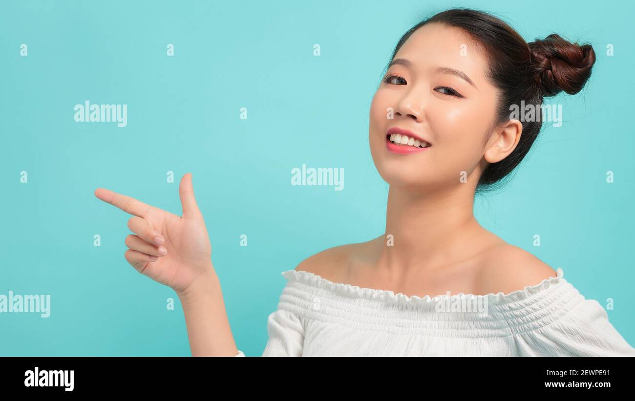 Asian woman winking hi-res stock photography and images - Alamy