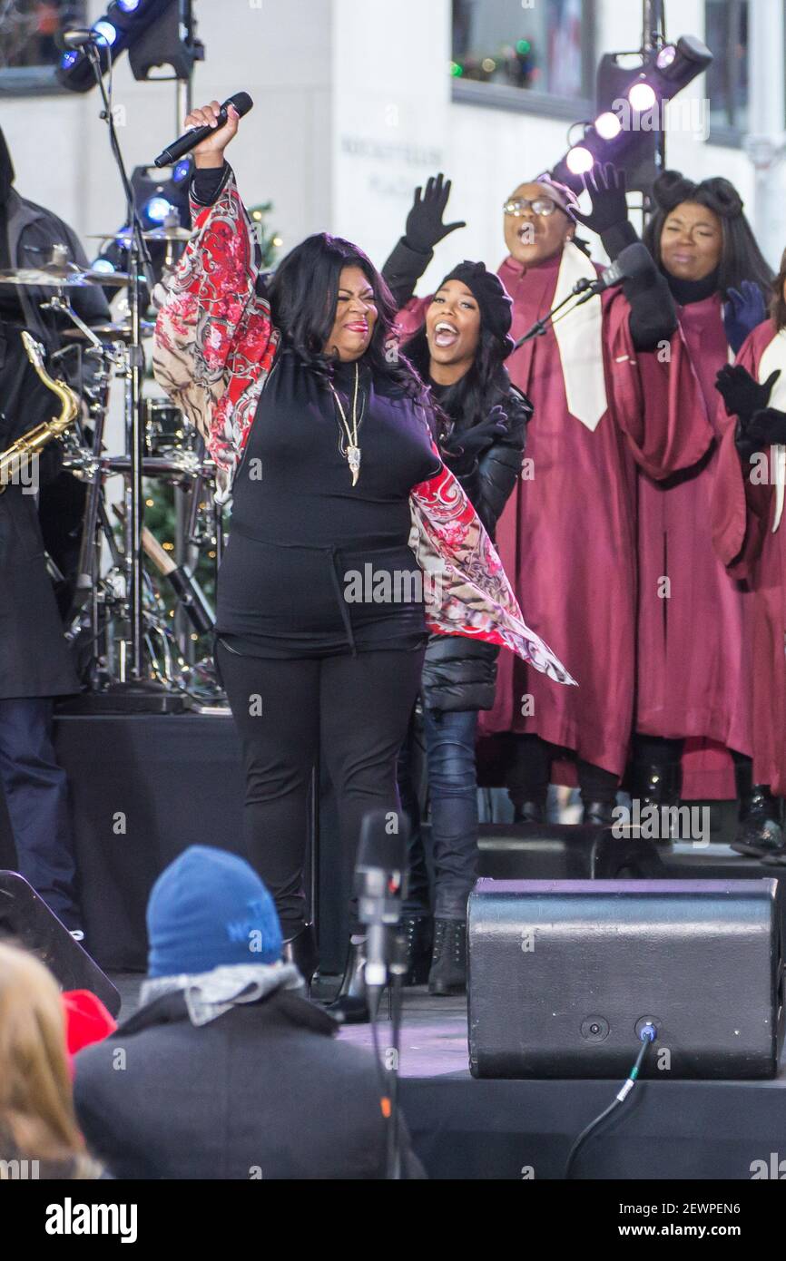 Gospel singer Kim Burrell performs on NBC's 'Today' show at Rockefeller ...