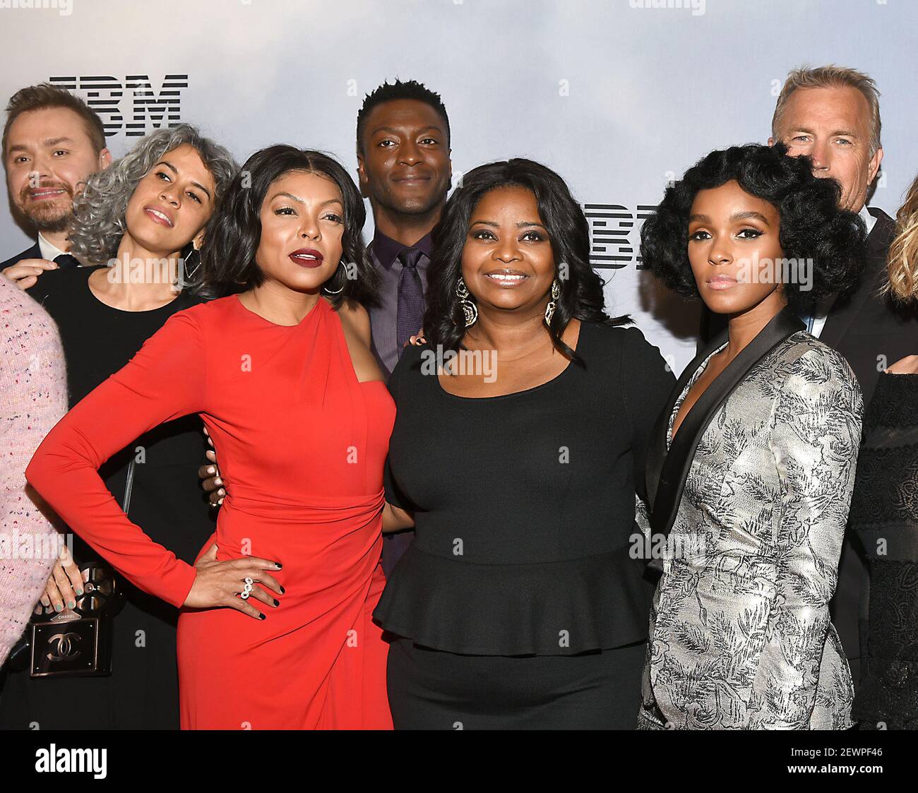 Taraji P Henson, Aldis Hodge, Octavia Spencer, Janelle Monae & Kevin ...