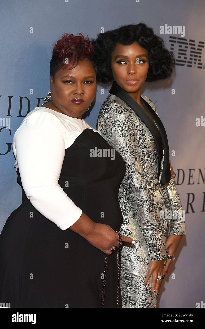 Janelle Monae and her mother attend "Hidden Figures" Special Screening ...