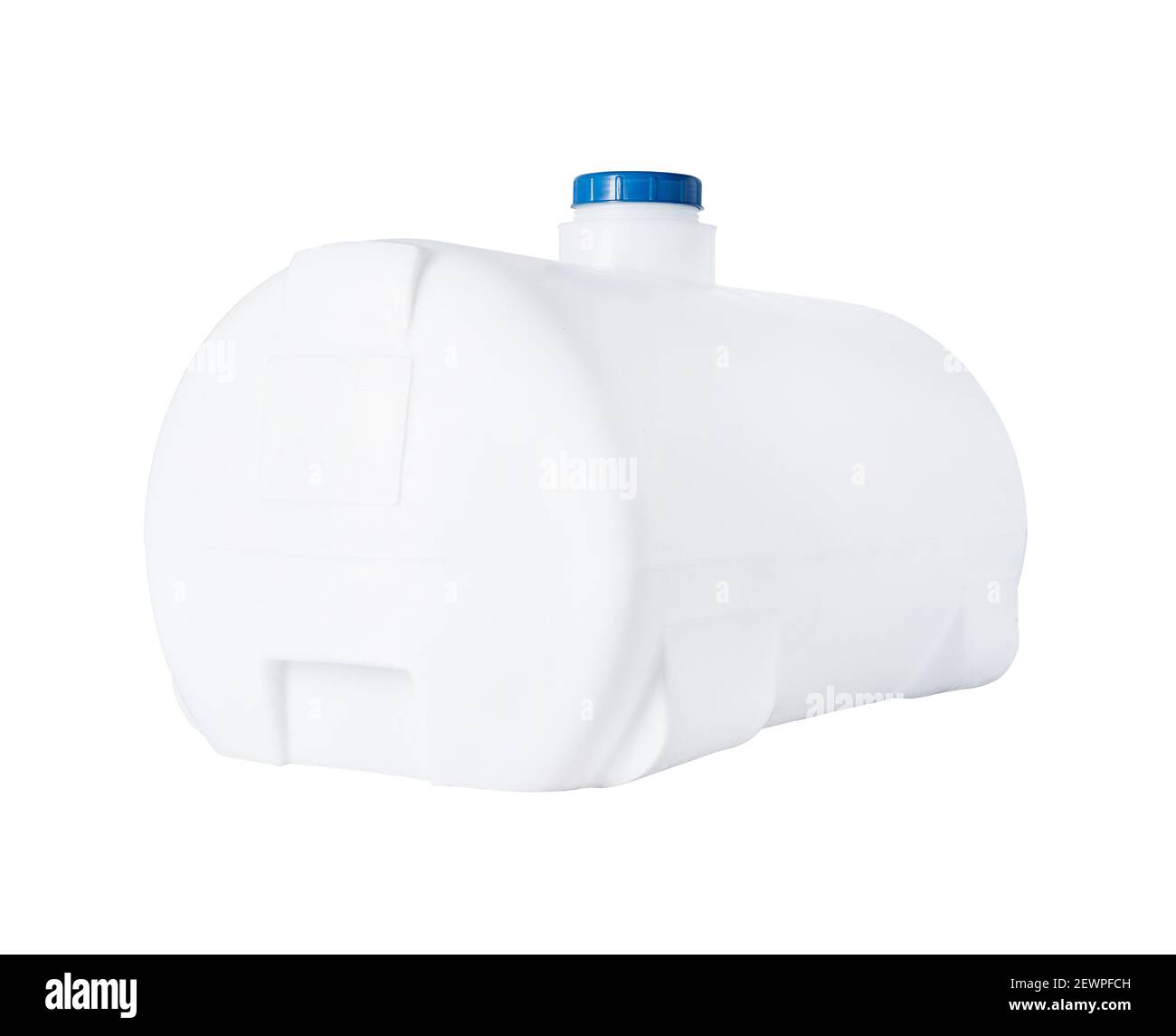 White plastic Water Tank isolated on white background Stock Photo - Alamy