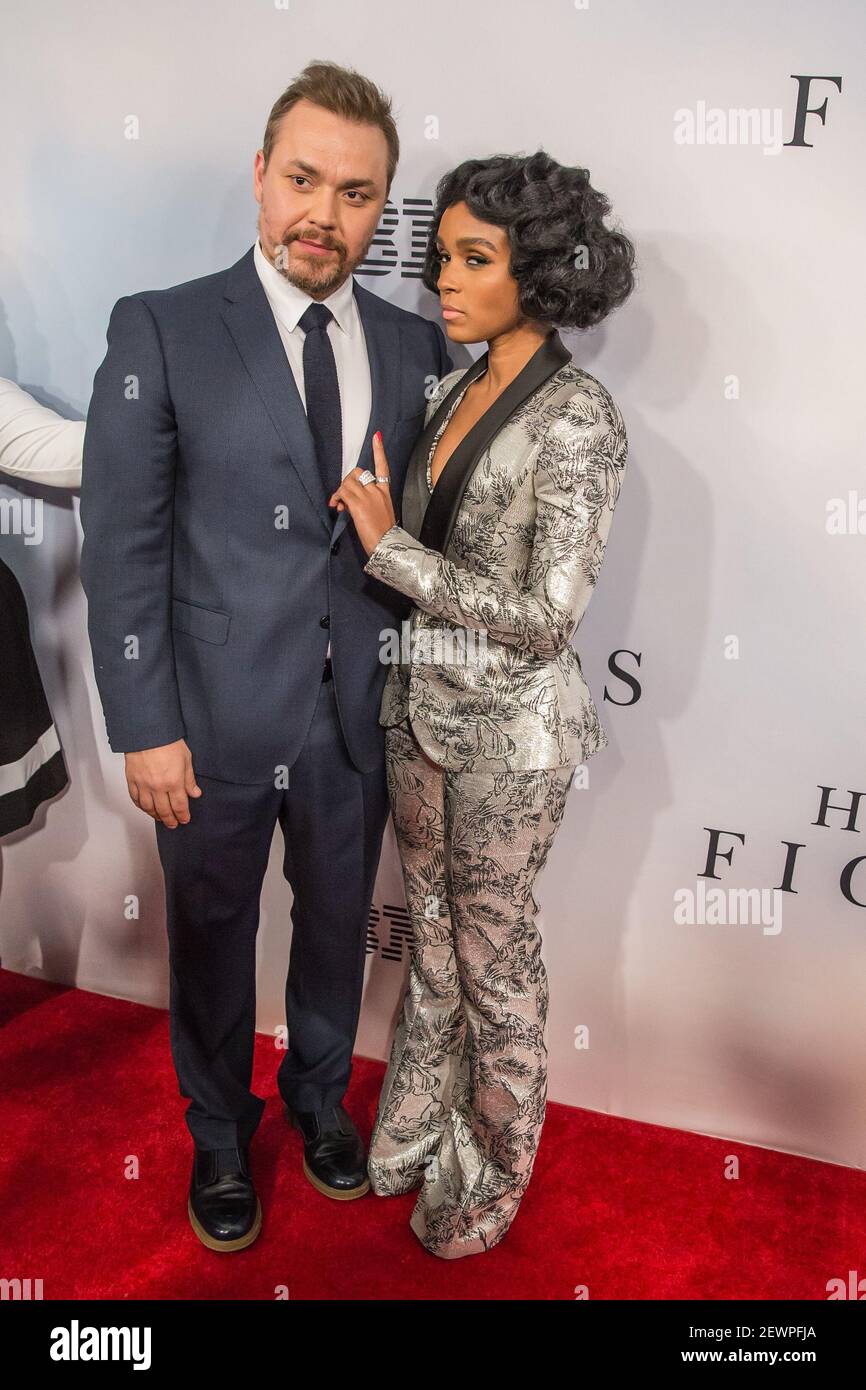 Director Theodore Melfi and Janelle Monae attend the 'Hidden Figures ...