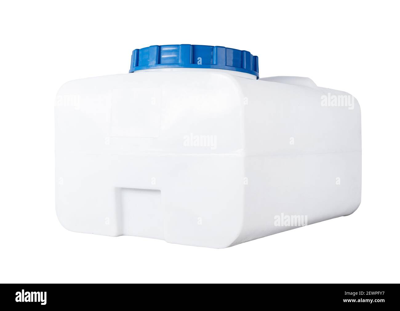 White plastic Water Tank isolated on white background Stock Photo - Alamy