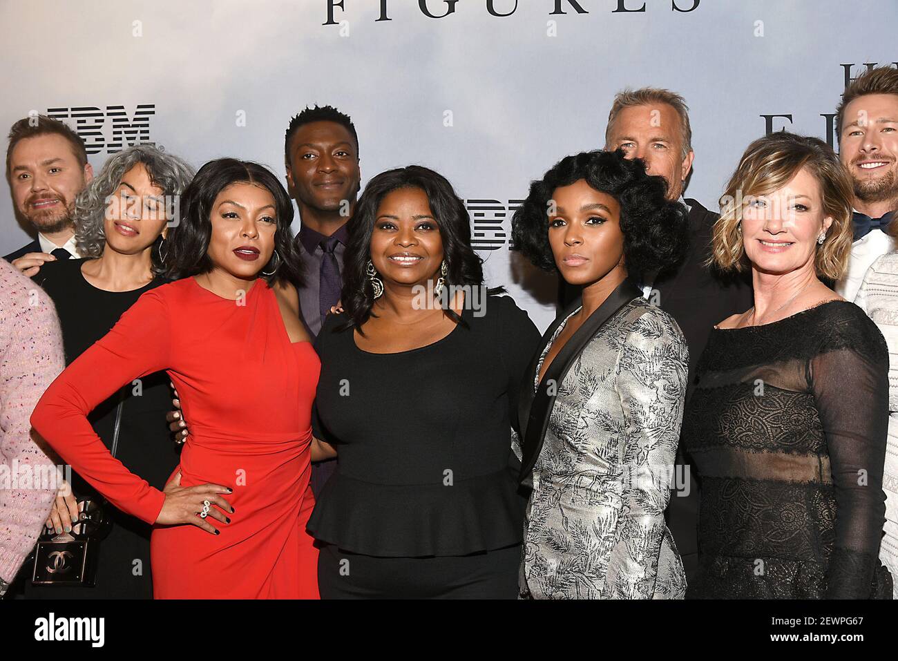 Taraji P Henson, Aldis Hodge, Octavia Spencer, Janelle Monae & Kevin ...