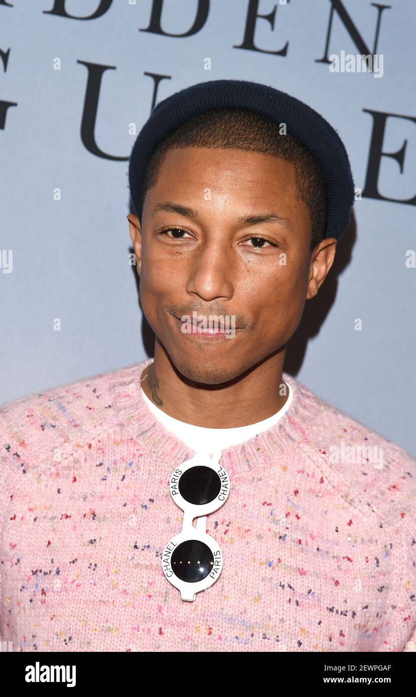 Pharrell Williams attends "Hidden Figures" Special Screening on ...