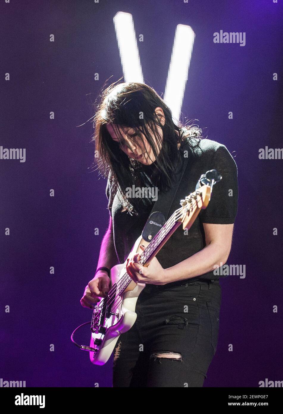 K Flay perform during the Live 105 Not So Silent Night at Oracle Arena ...