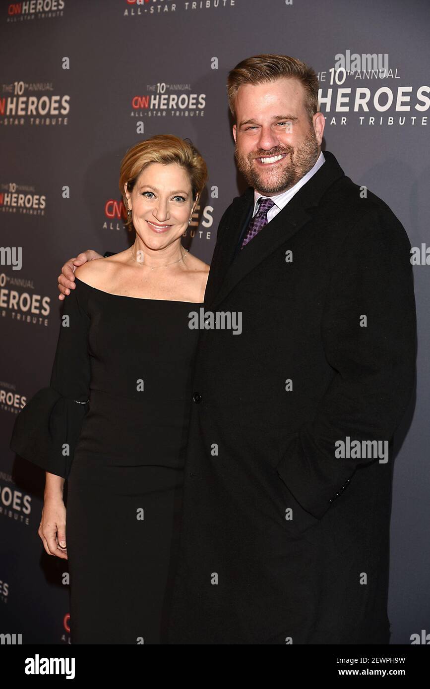 Edie Falco and Stephen Wallem attend the 10 Annual CNN Heroes: An All ...