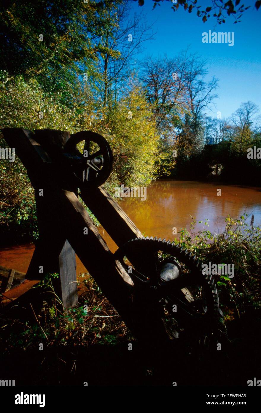 The Delph & Bridgewater Canal 1996, Worsley, Salford, Manchester Stock ...