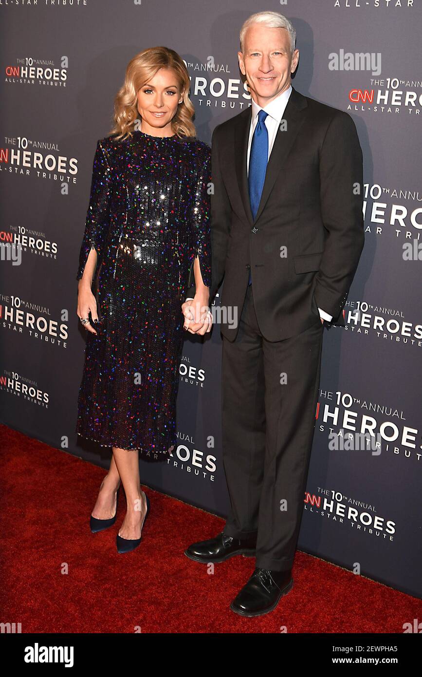 Kelly Ripa and Anderson Cooper attends the 10 Annual CNN Heroes: An All ...