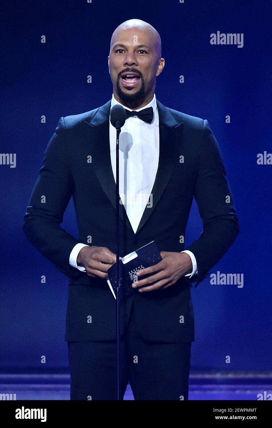 SANTA MONICA, CA - DECEMBER 11: Rapper/actor Common speaks onstage at ...