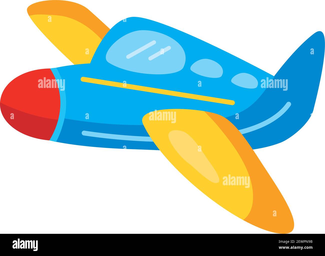 Airplane toy kids Stock Vector Images - Alamy