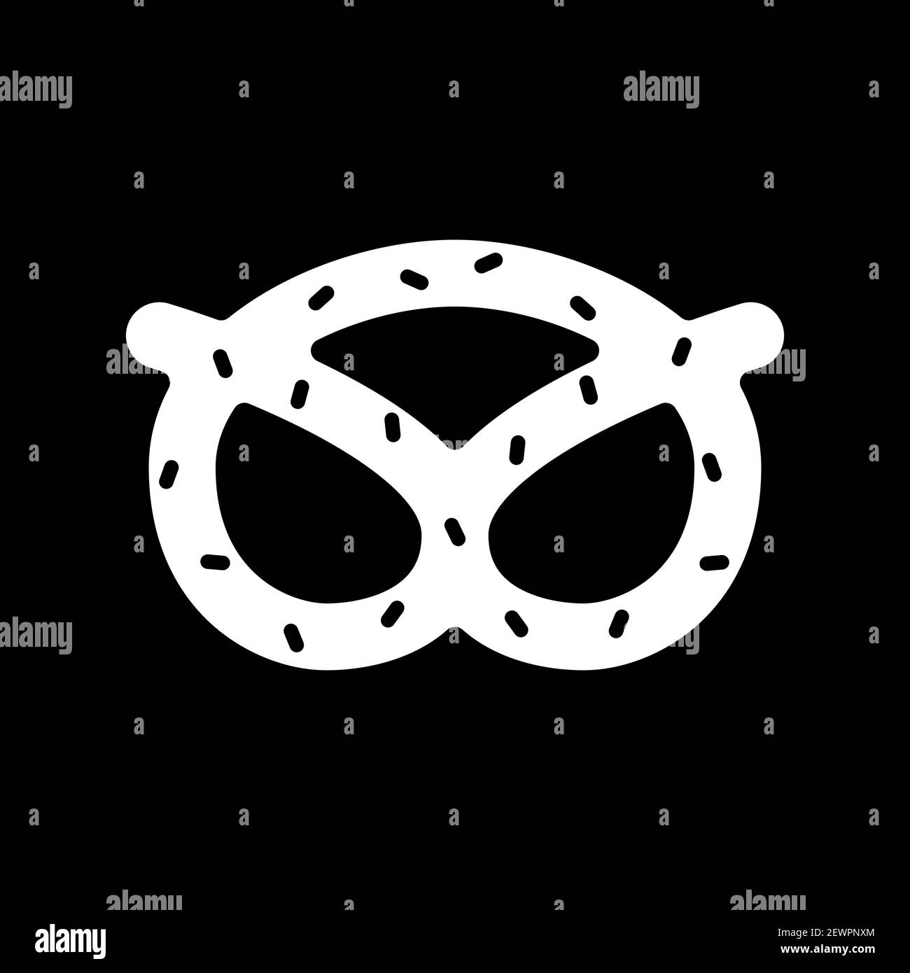 Pretzel logo Black and White Stock Photos & Images - Alamy