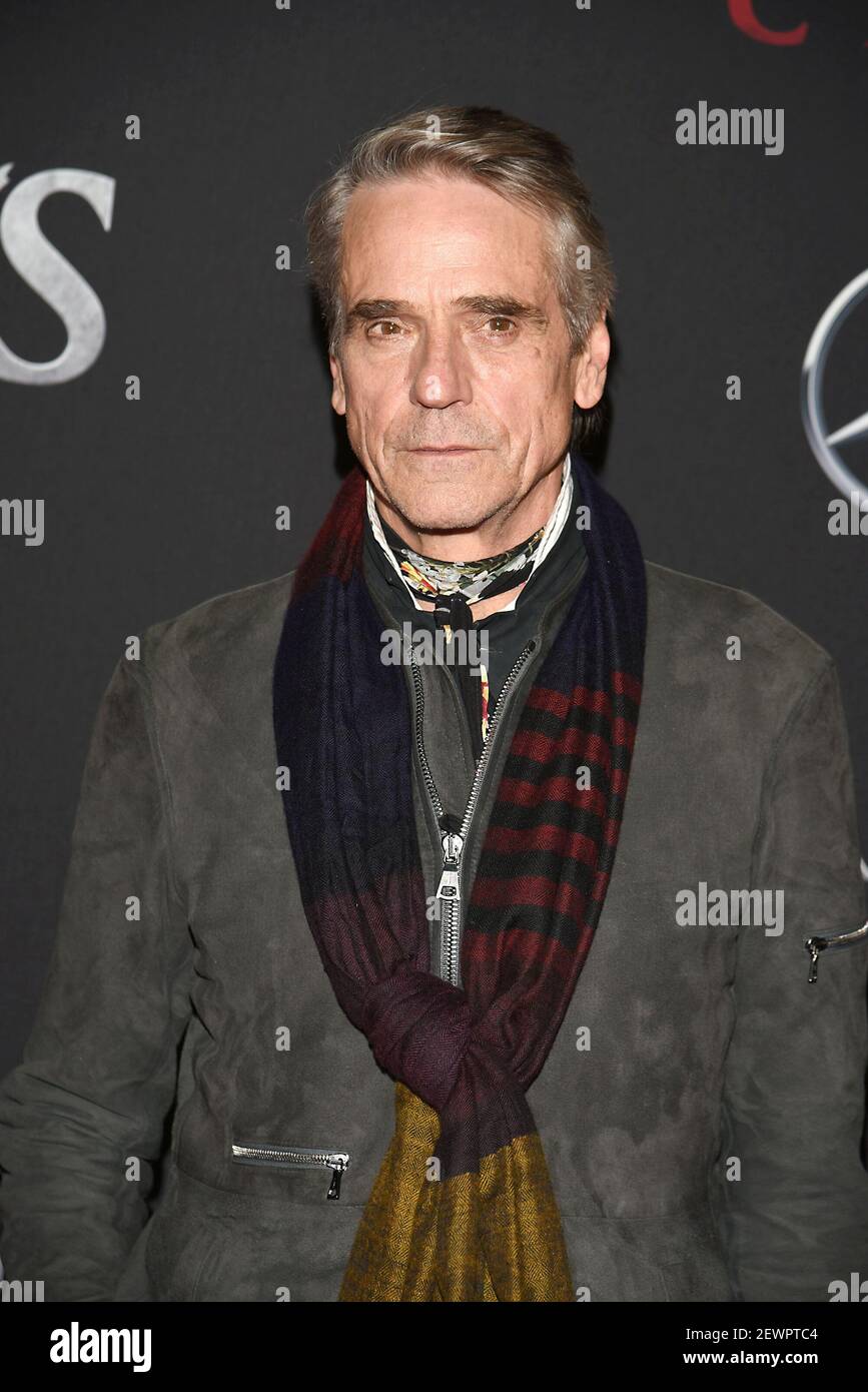 actor Jeremy Irons attends the "Assassin's Creed" Special Screening on ...