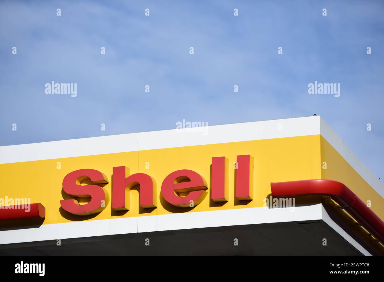 Signage at a Shell gas station in Seattle, Wash., is pictured on ...