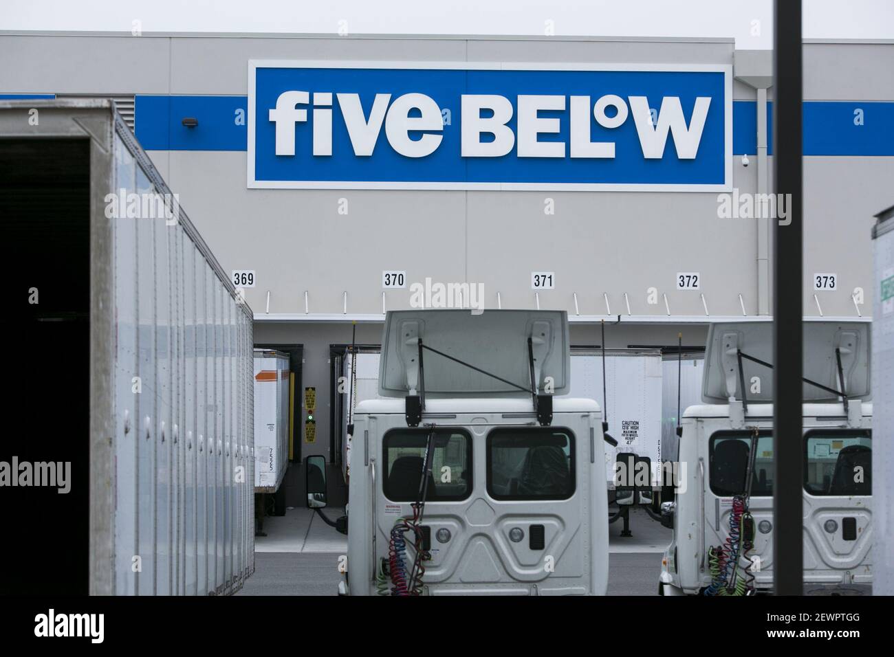 A logo sign outside of a facility occupied by Five Below in Pedricktown ...
