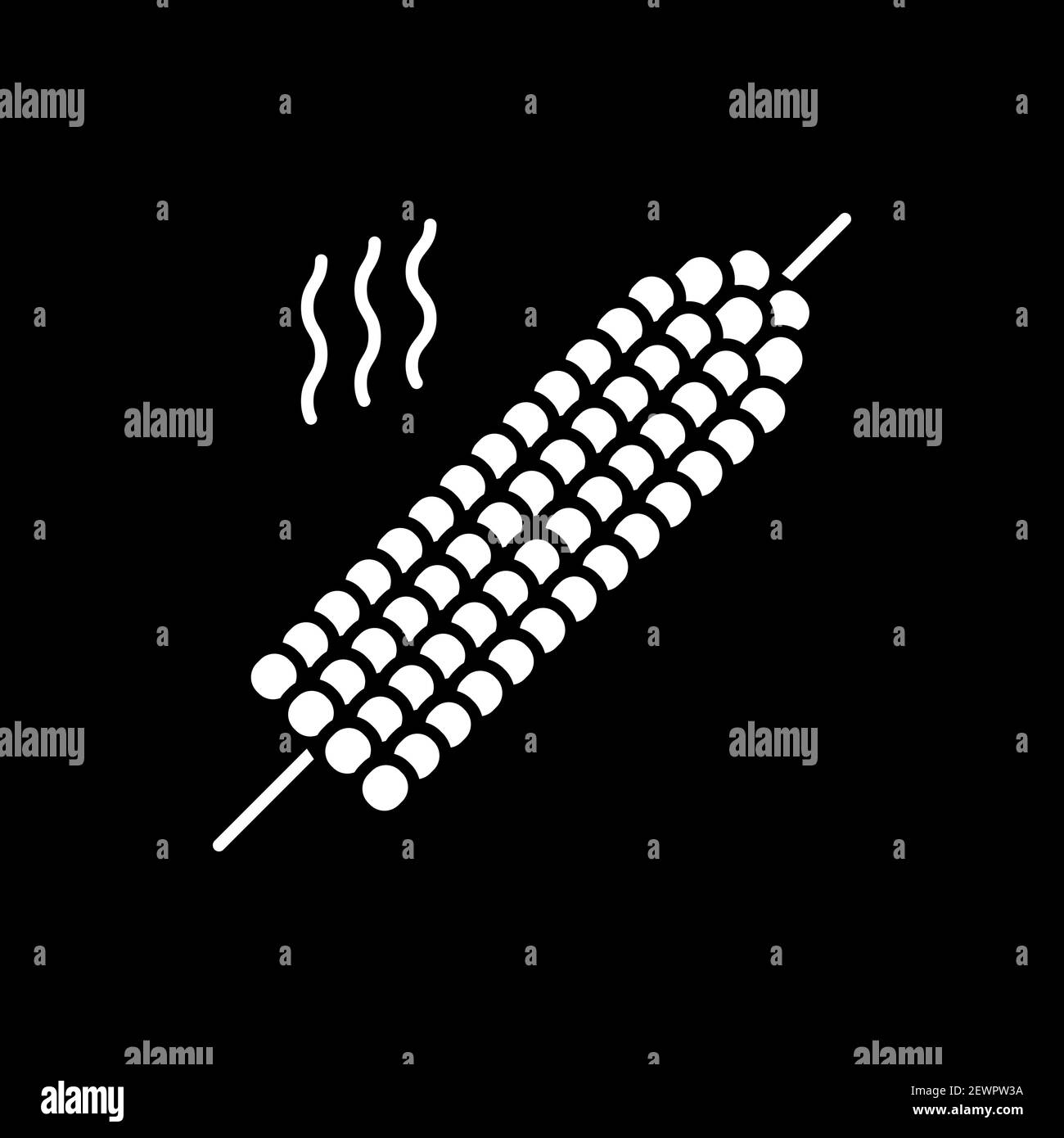Steaming corn Stock Vector Images - Alamy