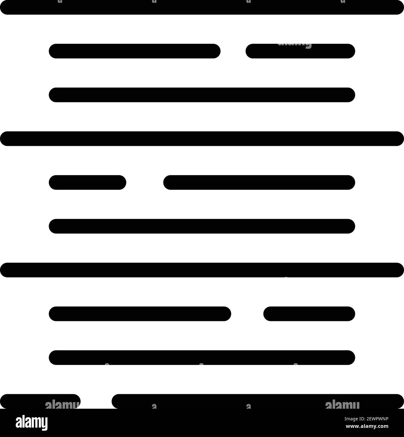 Electronic text icon. Outline electronic text vector icon for web ...