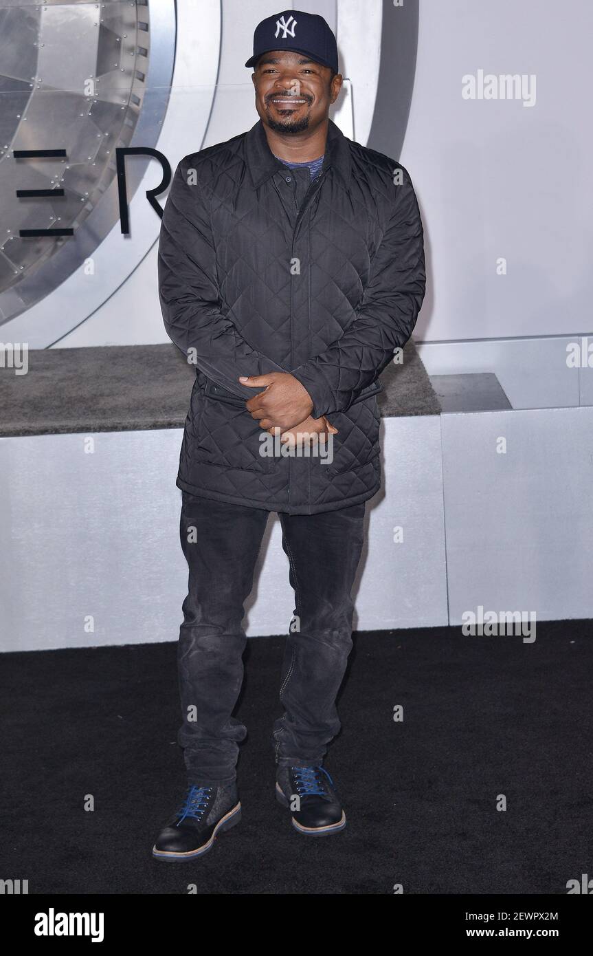 F Gary Gray arrives at the "Passengers" Los Angeles Premiere held at ...