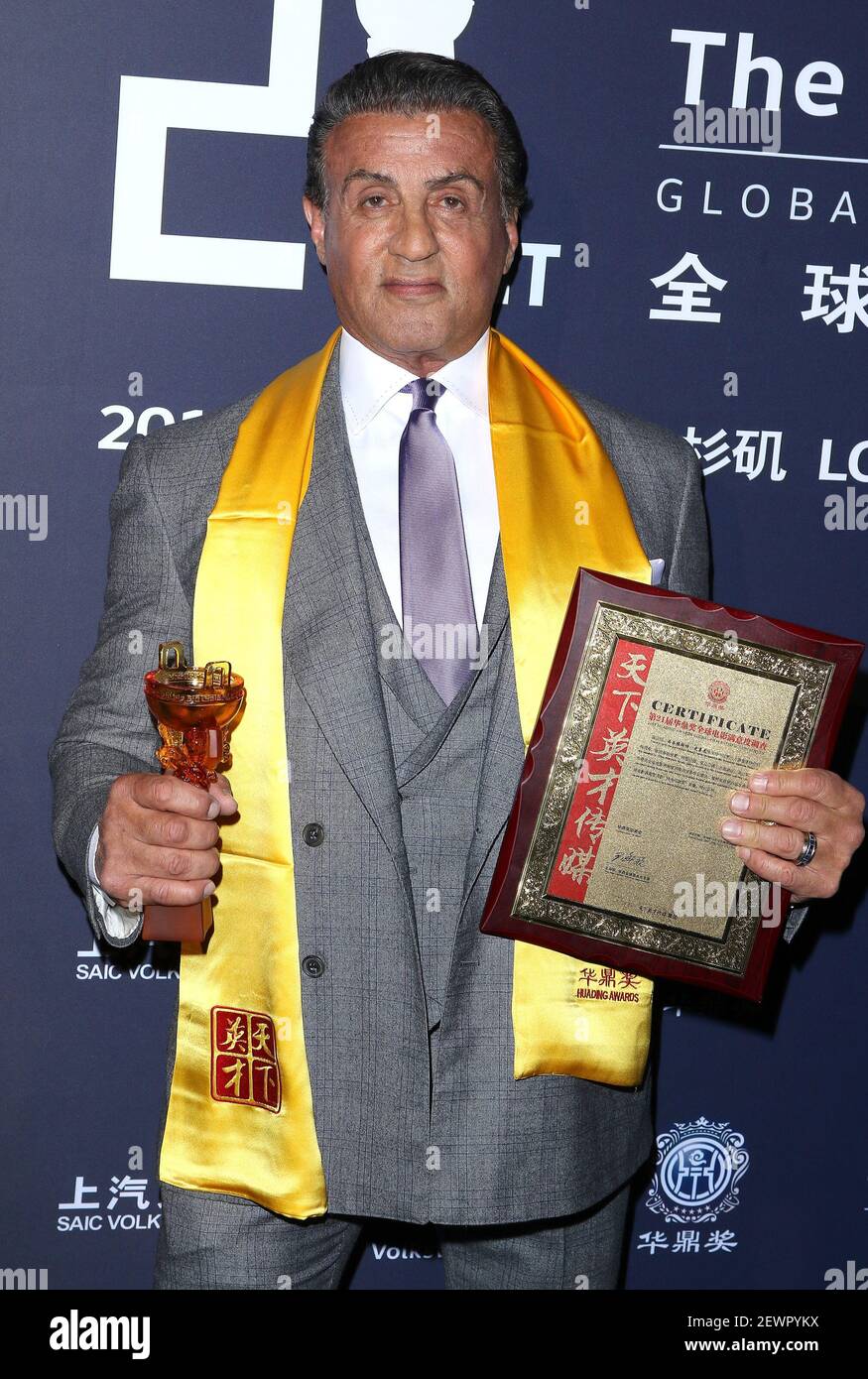 Sylvester Stallone at The 21st Annual Huading Global Film Awards held ...