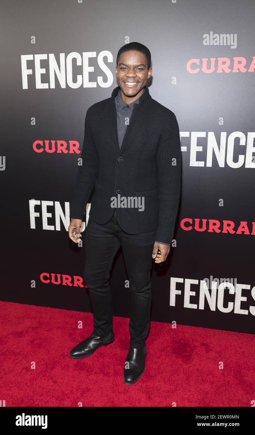 SAN FRANCISCO, CA - December 15 - Jovan Adepo attends Fences ...