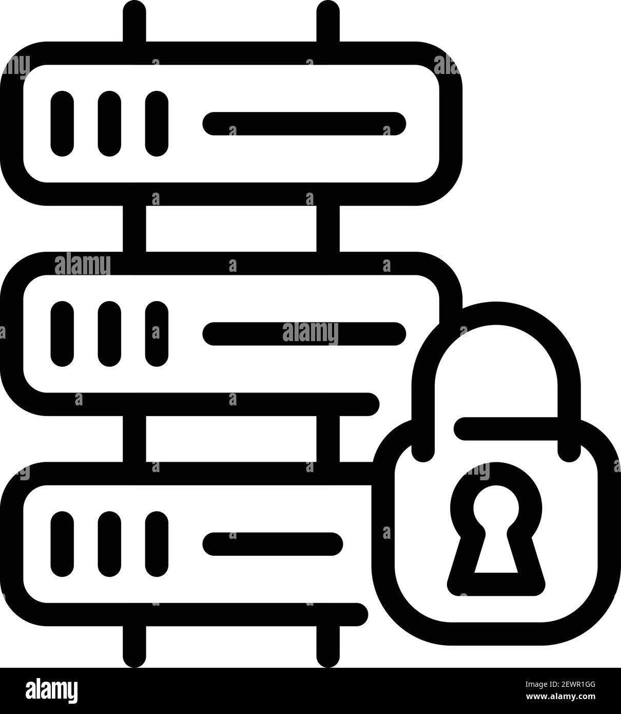 Device privacy icon. Outline device privacy vector icon for web design ...