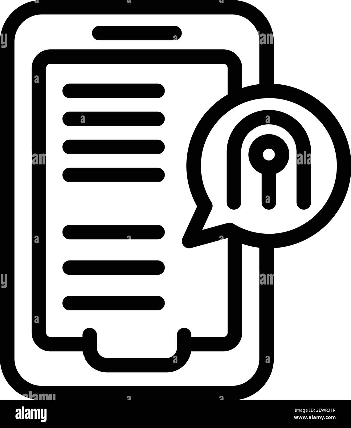 Tablet privacy icon. Outline tablet privacy vector icon for web design ...