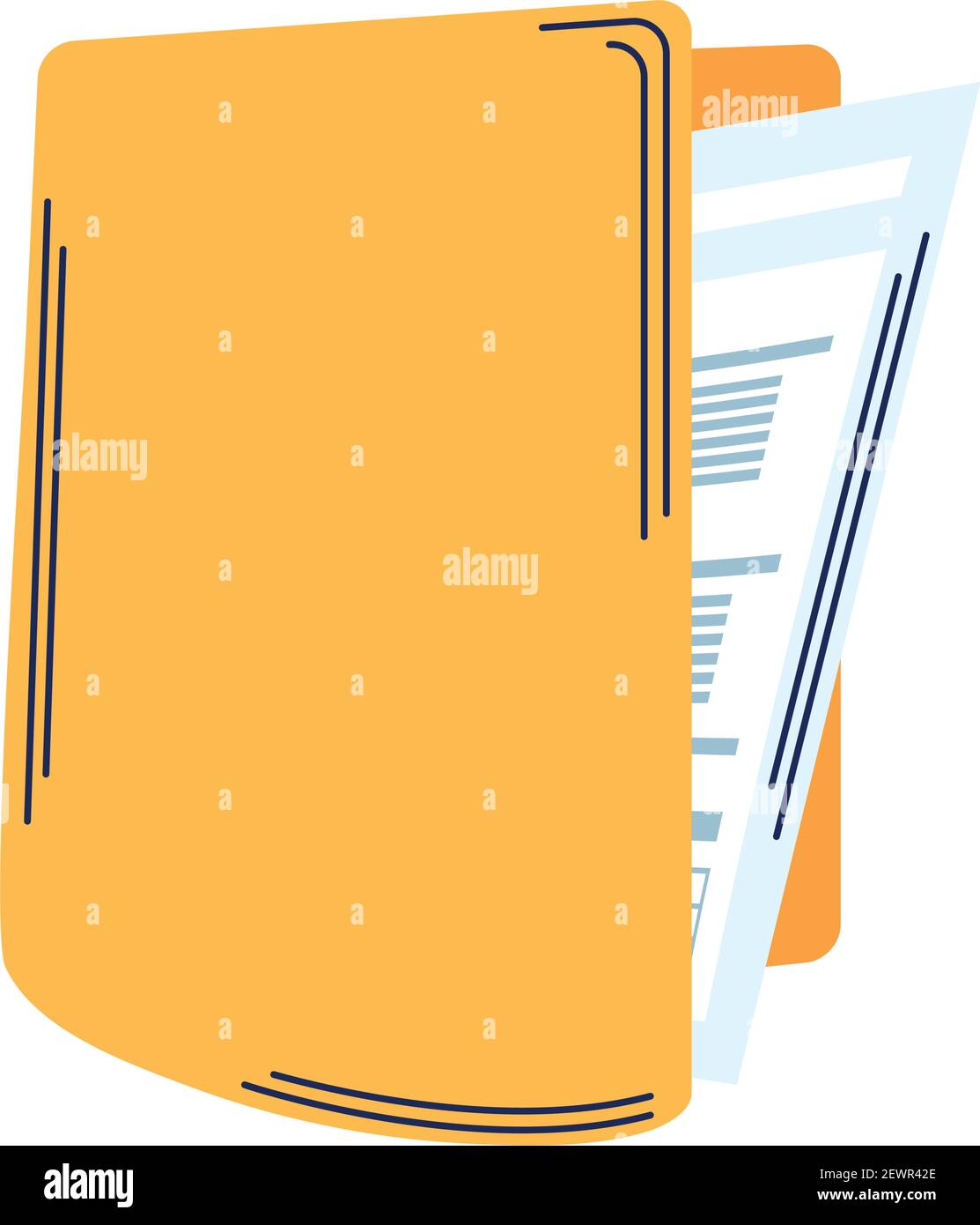 folder file document isolated icon Stock Vector Image & Art - Alamy