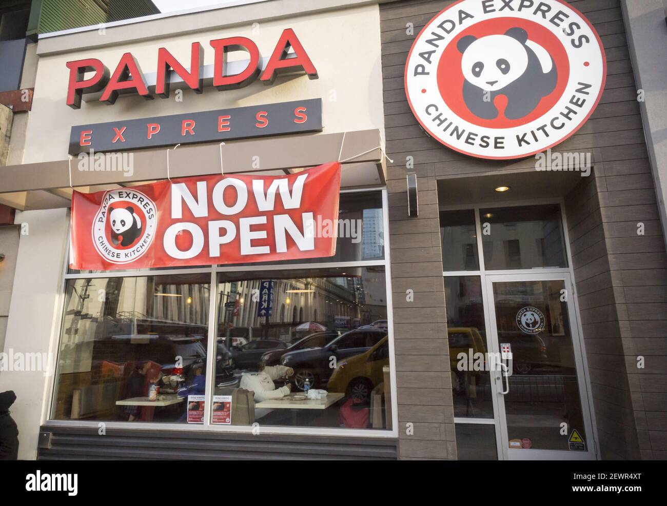 The newly opened Panda Express in New York near Penn Station on Friday ...