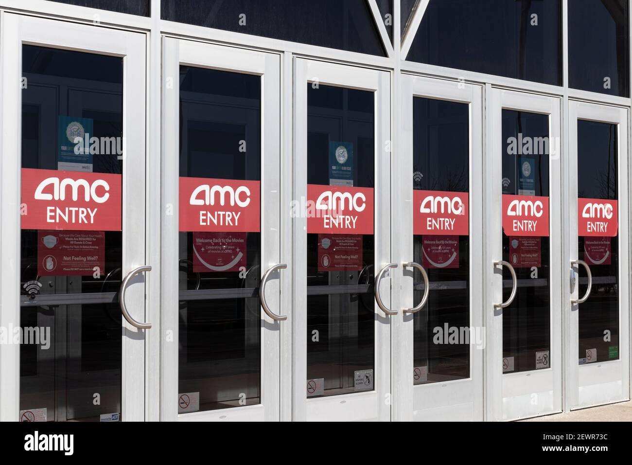 Indianapolis - Circa March 2021: AMC Movie Theater Location. AMC ...