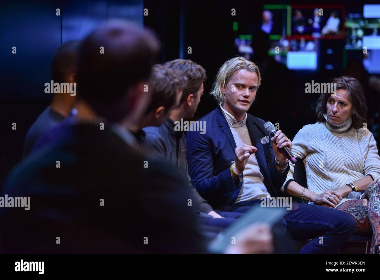 NEW YORK, NY - JANUARY 9: Freddie M. Frizell and Alisa Tager attend a ...