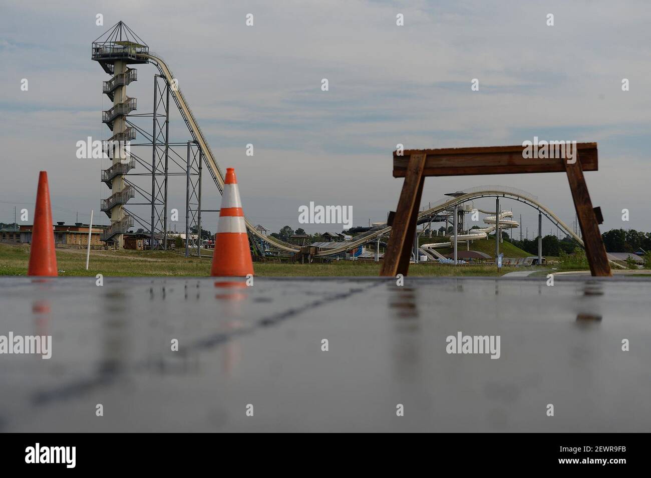 Verruckt water slide hi-res stock photography and images - Alamy